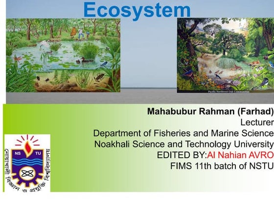 Organisms and their environments | PPT