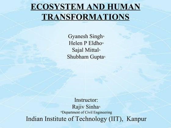 Human induced ecosystem changes in environment.pptx