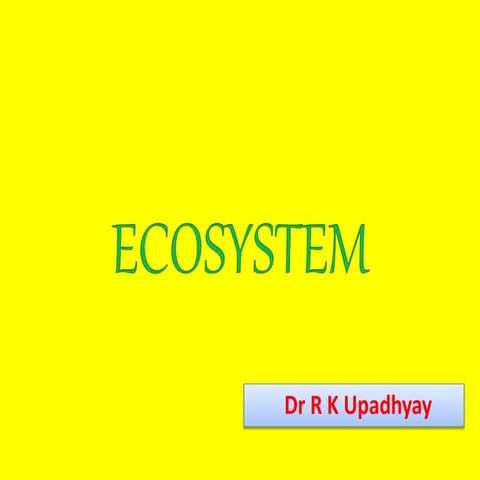 Ecosystem | PPT