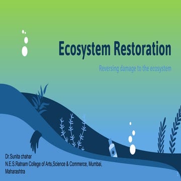 Ecosystem Restoration | PPTX