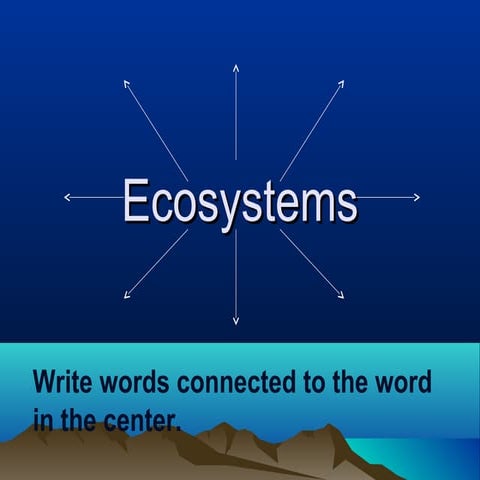 Ecosystems | PPT