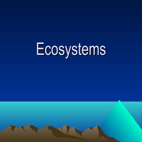 Introduction to Global Systems - Biology | PPT