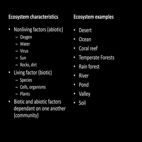 Ecosystem Notes MP 3 | PPT