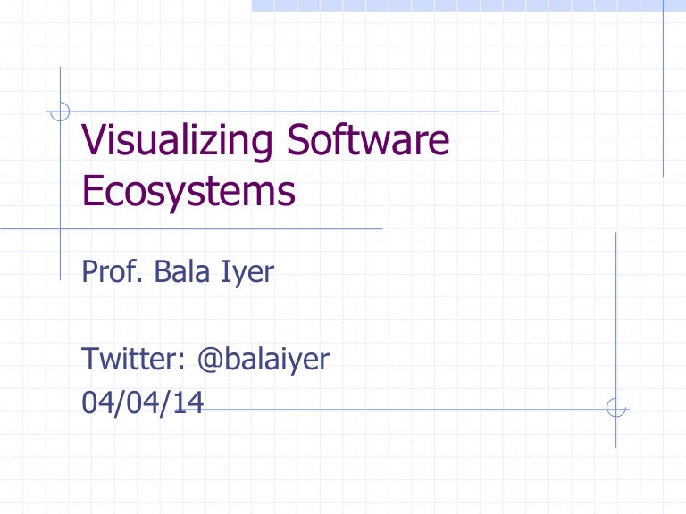 Understanding Software Ecosystems