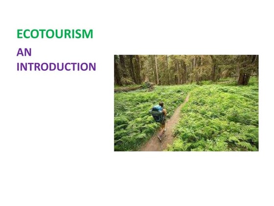 Ecotourism | PPT