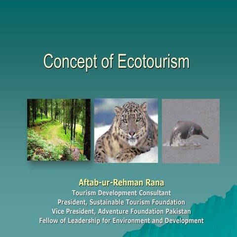 In-Depth Exploration of Eco-Tourism Principles and Practices | PDF