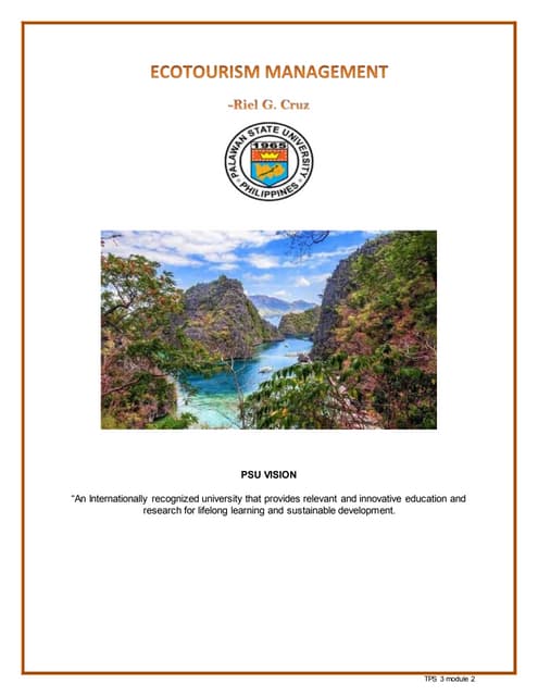 Criticism Of Ecotourism | PPT