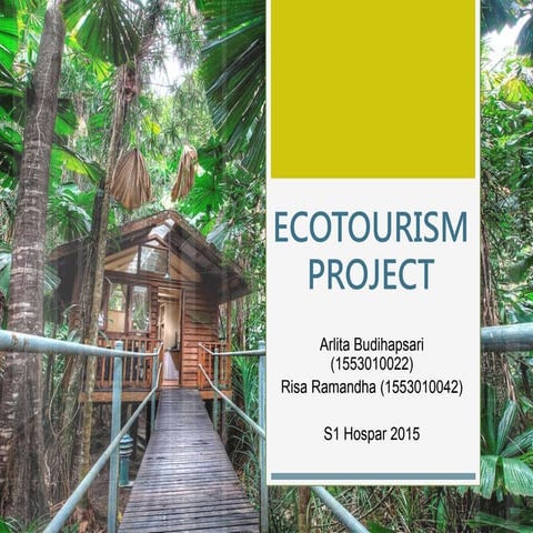 Ecotourism project | PPTX
