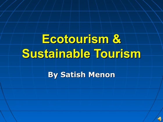 Ecotourism | PPT