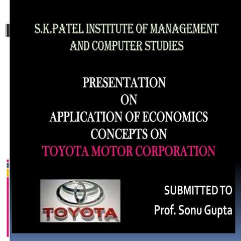 Eco toyota ppt copy | PPTX