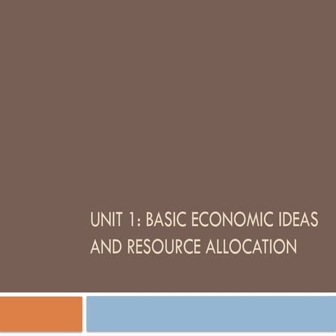 Basic economics and resource allocation ppt.pptx