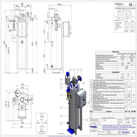 Ecovap 50 kg elettrico con quadro - Ecovap 50 kg eexd electric with ...
