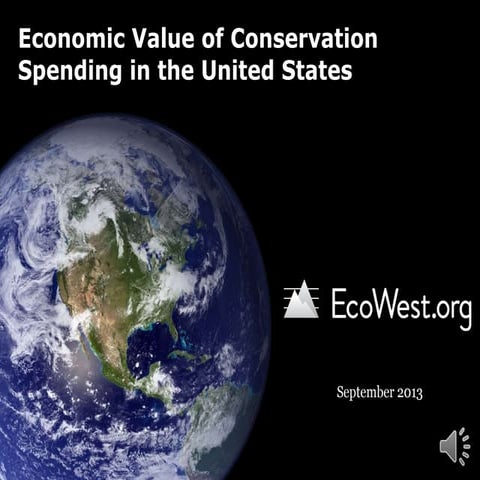 Tracking the ripple effects of conservation spending | PPTX