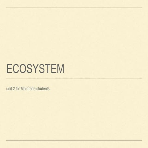Biotic and abiotic components of ecosystem | DOCX