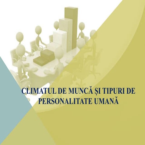 Climatul de munca. Tipuri de personalitate umana | PPT