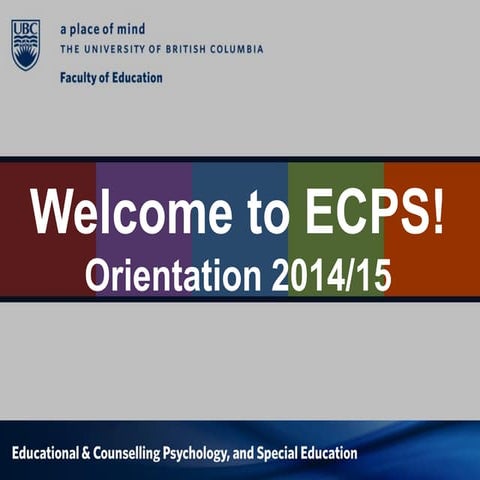 ECPS Student Orientation 2014 | PDF