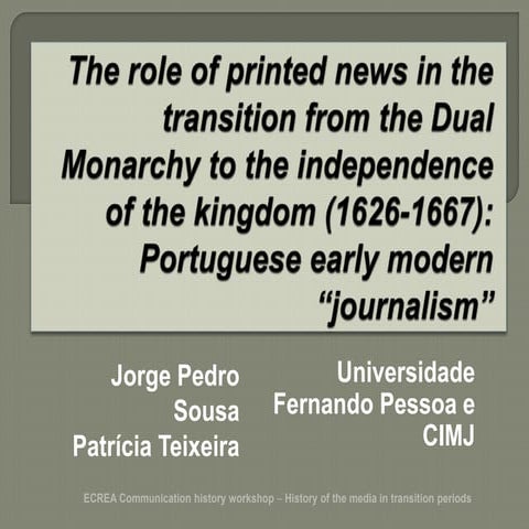 Pinted news Dual Monarchy and Independence of Portugal.pptx