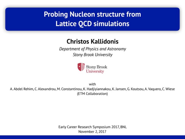 Probing Nucleon Structure From Lattice Qcd Simulations Pdf