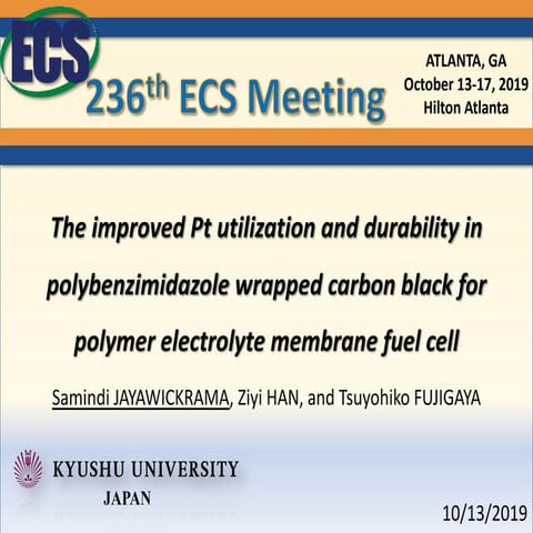 236th ECS Meeting , Atlanta, Georgia, USA 2019 | PPT