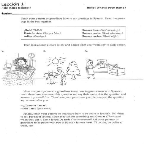 Lesson 1 | PDF | Homework and Study | Education