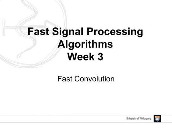 Overlap Add, Overlap Save(digital signal processing) | PPTX