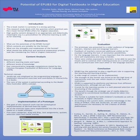 Potential of EPUB3 for Digital Textbooks in Higher Education | PDF