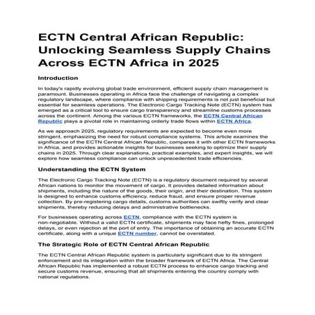 ECTN Central African Republic_ Unlocking Seamless Supply Chains Across ECTN Africa in 2025.pdf