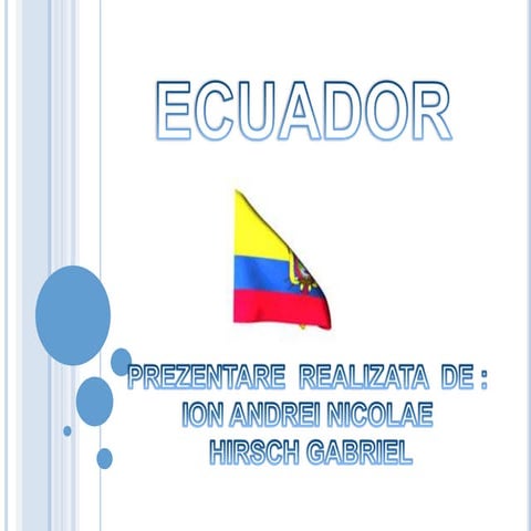 Ecuador ppt | PPTX