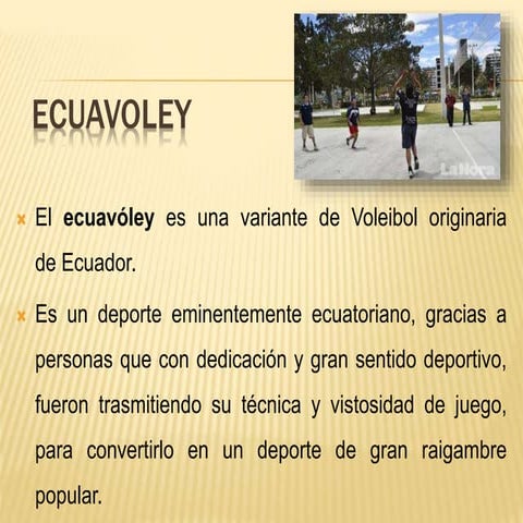 Ecuavoley | PPTX