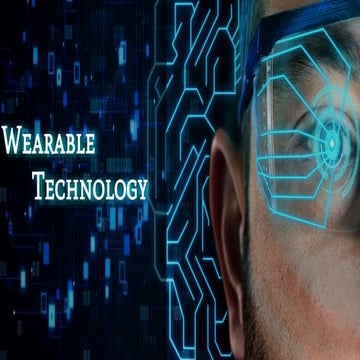 Wearable technology | PPTX