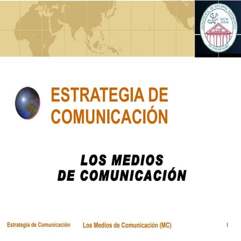 Los Medios de Comunicación (MC) | PPT