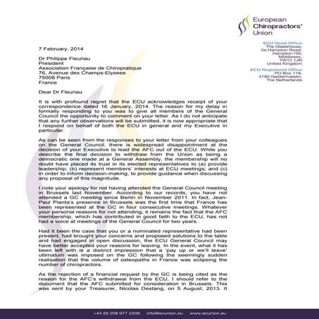 Ecu to afc 070214 | PDF