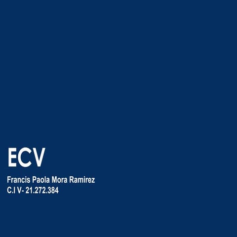 Ecv francis mora | PPT