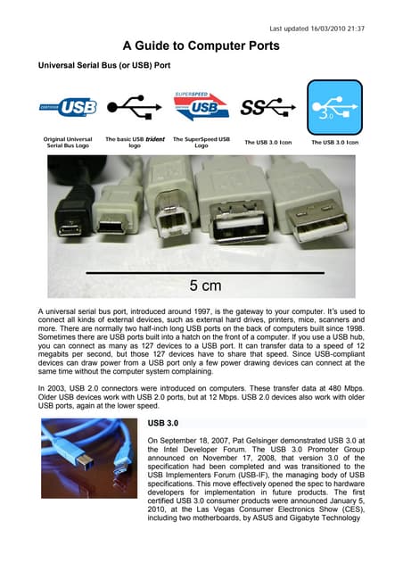 Computer ports | PPTX