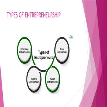 ED- Types of Entrepreneur: Innovative, Imitative, Fabian & Drone | PPTX