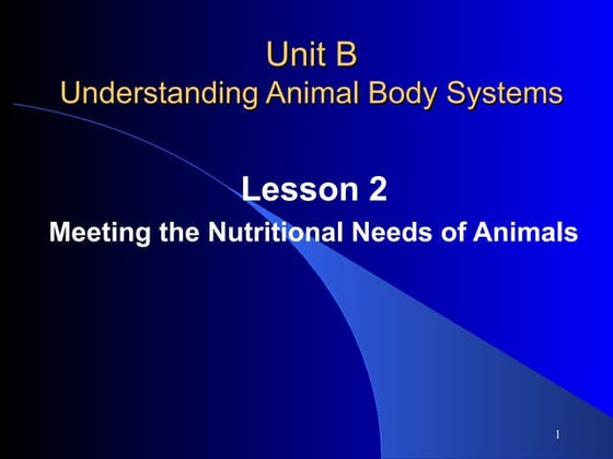 Feeding of Swine | PPT