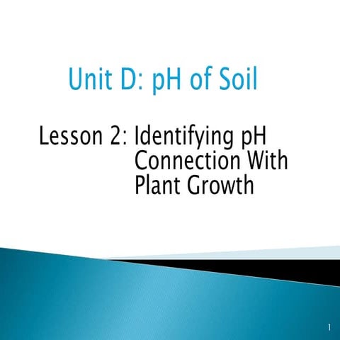 Identifying PH and Plant Growth | PPTX