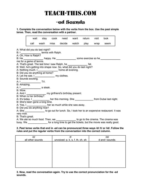 Mock exam starter unit 4 th eso | PDF