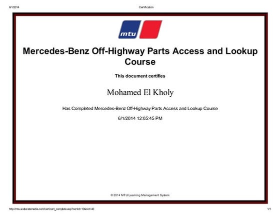 Parts Return Certificate | PDF