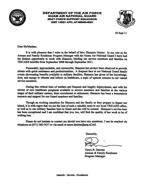 Jones - Letter of Recommendation | PDF