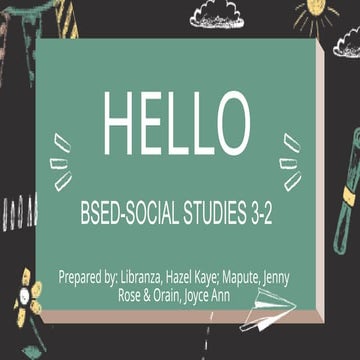 Education 1.0 and 2.0 BSED SOCIAL STUDIE | PPTX