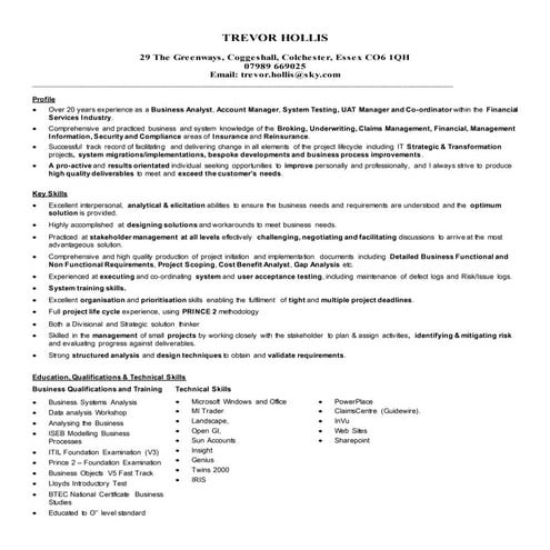 Resume - Darryl Da Matta | DOCX