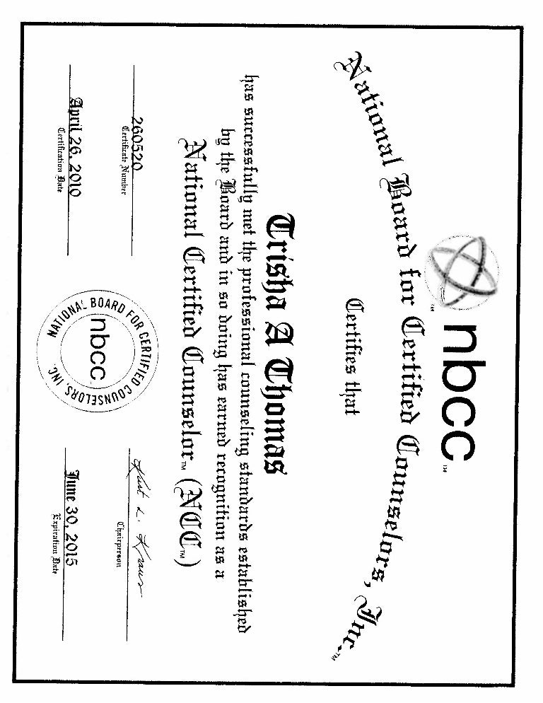 National certification