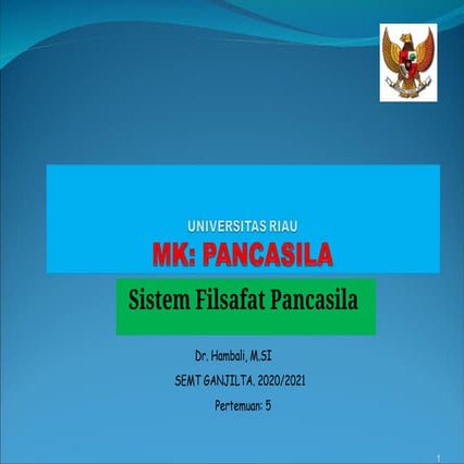 Pemikiran pancasila menurut tokoh notonagoro pend.pancasila naufal ...