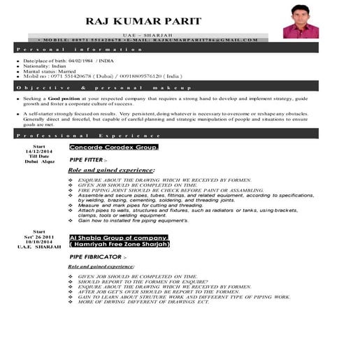 RAJ update CV ON 18-08-2015 | DOCX