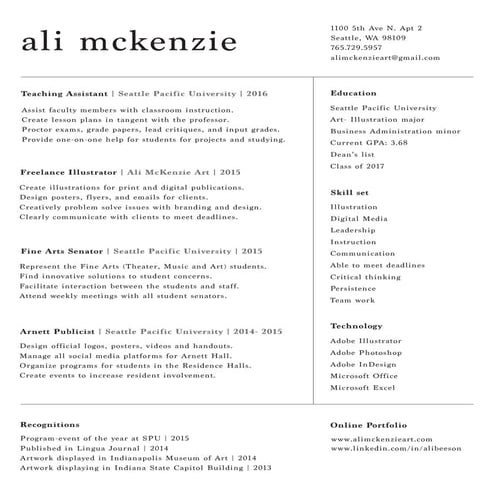 resume_ali_mckenzie | PDF