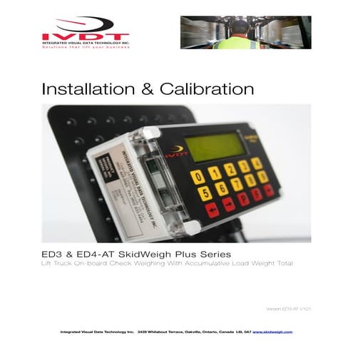 Ed3 & ed4 at installation & calibration v!)! | PDF