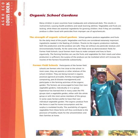 Organic School Gardens | PDF