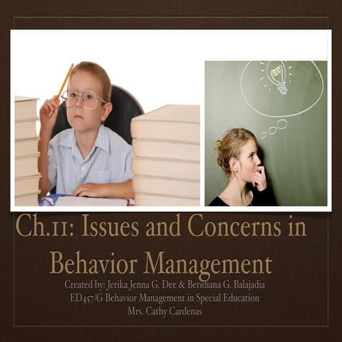 Misbehavior or mistaken behavior | PPT