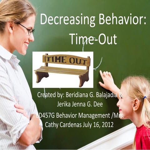 Ed457 timeoutfinal | PPT